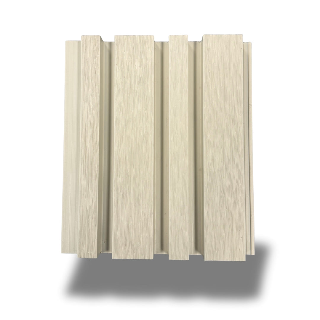 Dualine Cladding 2.9m length - White - composite cladding – Ausgrass